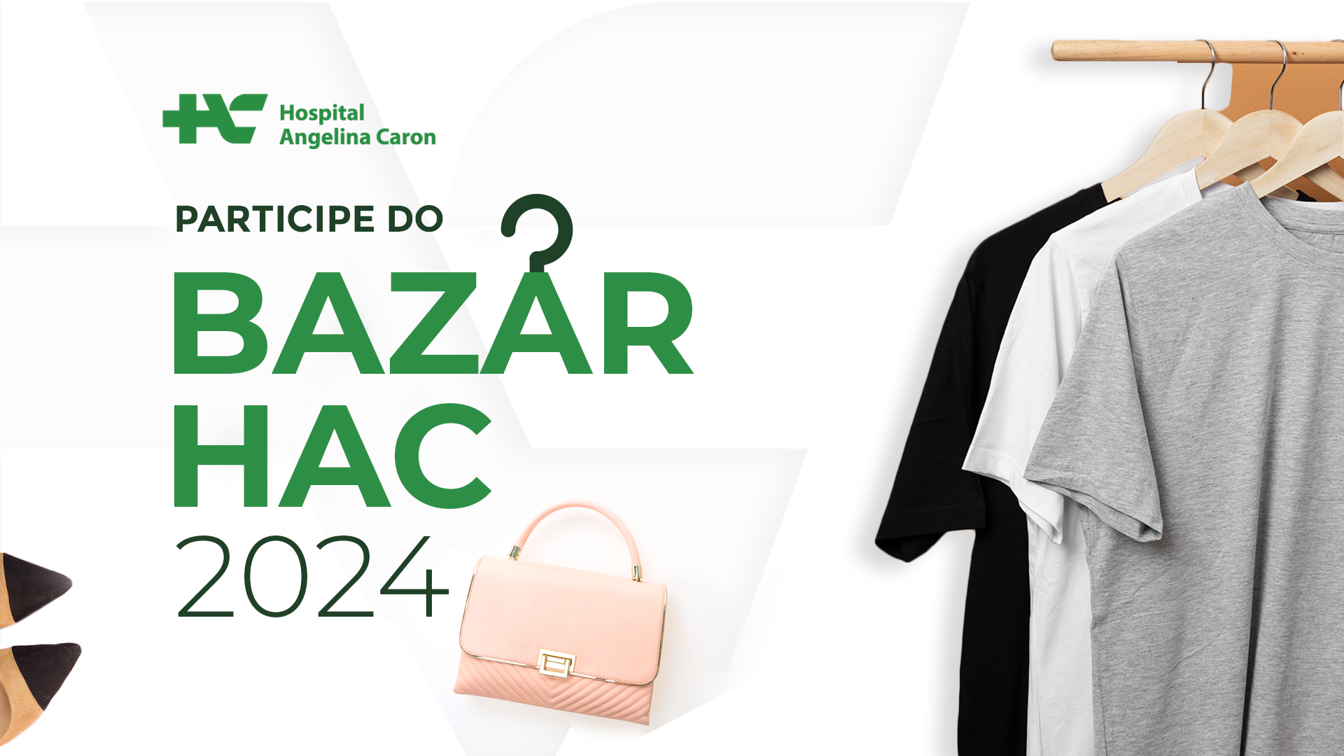 Bazar com produtos da Receita Federal - HAC Hospital Angelina Caron